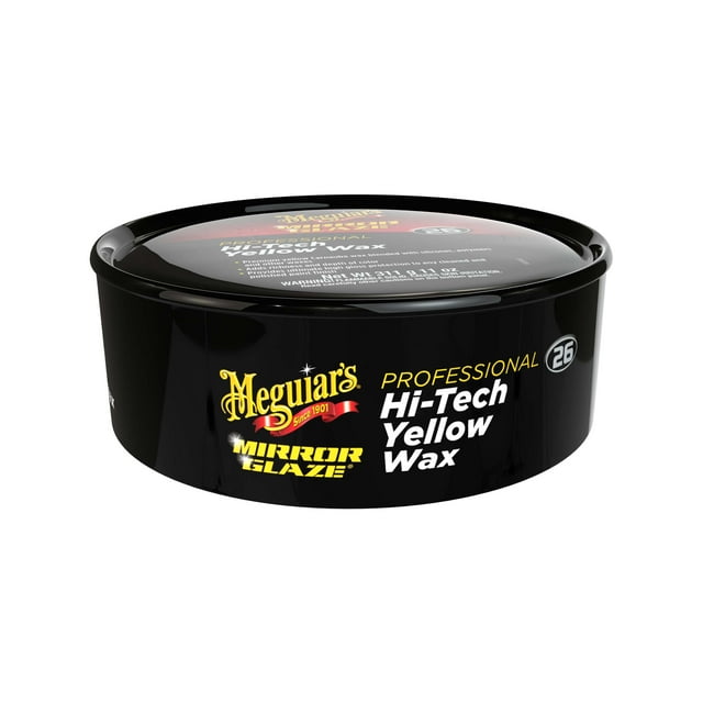 Meguiar's M26 Hi-Tech Yellow Wax - Premium Carnauba and Polymer Paste ...