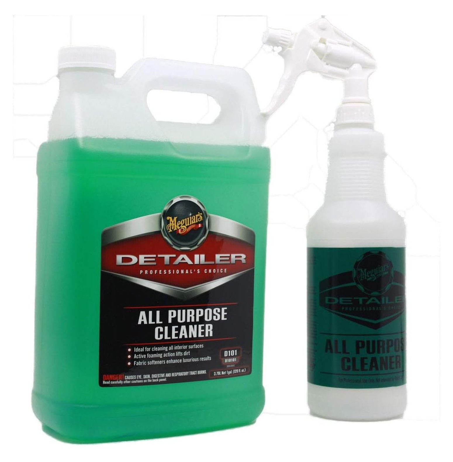 Meguiar's All Purpose Cleaner 128oz with Spray Bottle - Multi-Surface ...