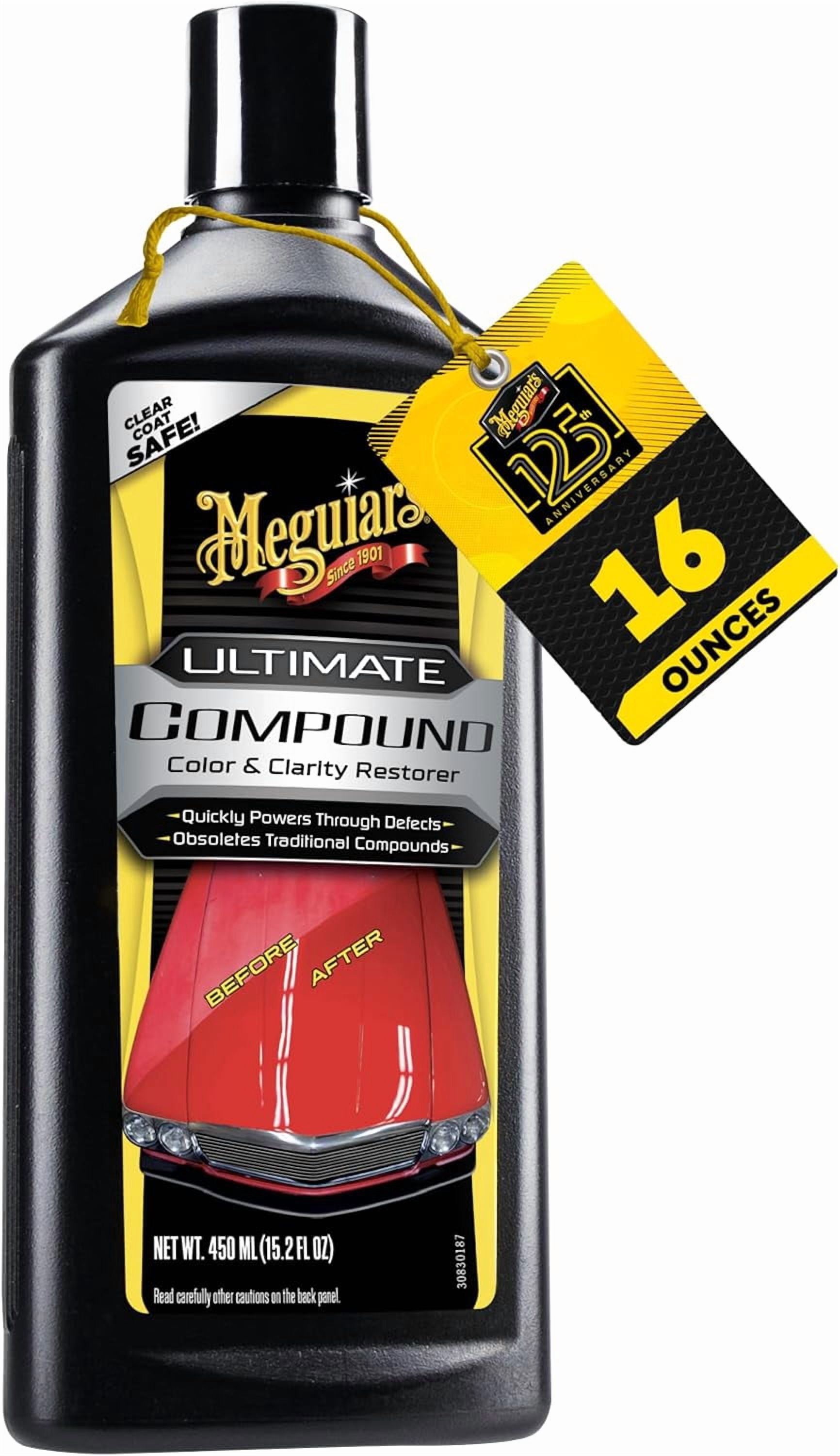 Meguiar’s Ultimate Compound, Pro-Grade Car Scratch Remover for Paint ...