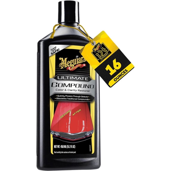 Meguiar’s Ultimate Compound, Pro-Grade Car Scratch Remover for Paint ...