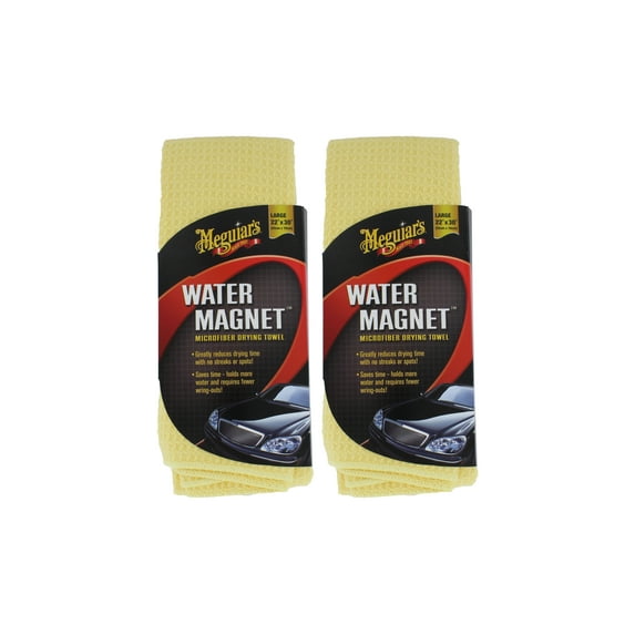 Meguiar's X2000 Water Magnet Microfiber Drying Towel (2 Pack) - Walmart.com