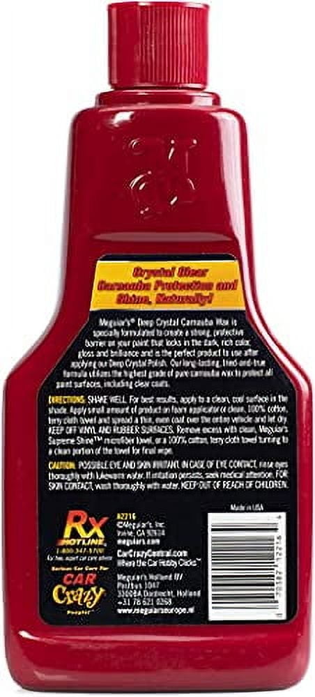 Meguiars A2216 16 oz. Deep Crystal System Carnauba Liquid Wax - 2 Pack ...