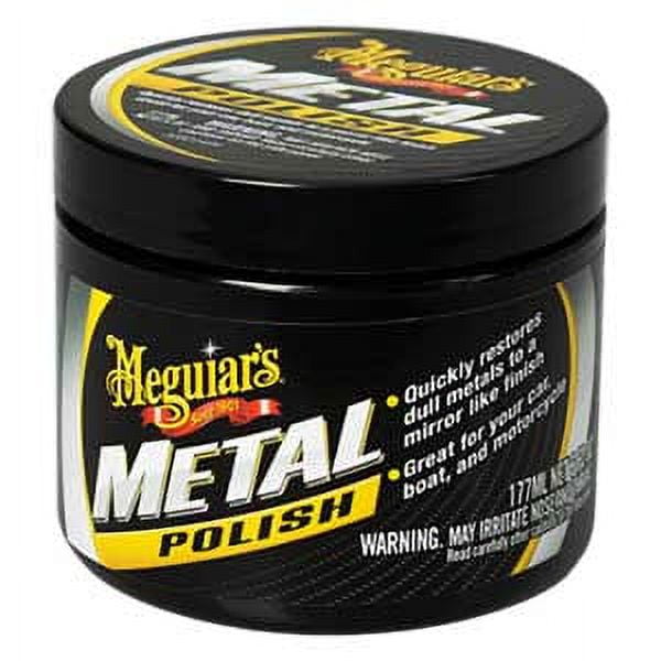 Meguiars G211606 Automotive Chrome Cleaner & Quick Wheel Metal Polish ...