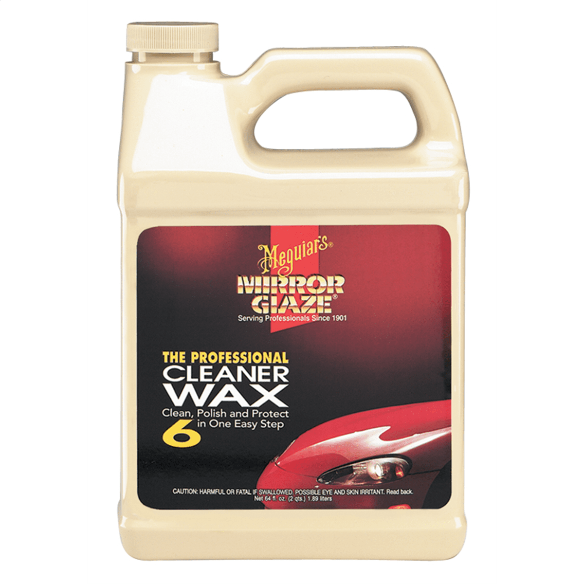 Meguiar's Mirror Glaze Liquid Cleaner Wax, 64 oz, Cleans, Polishes ...