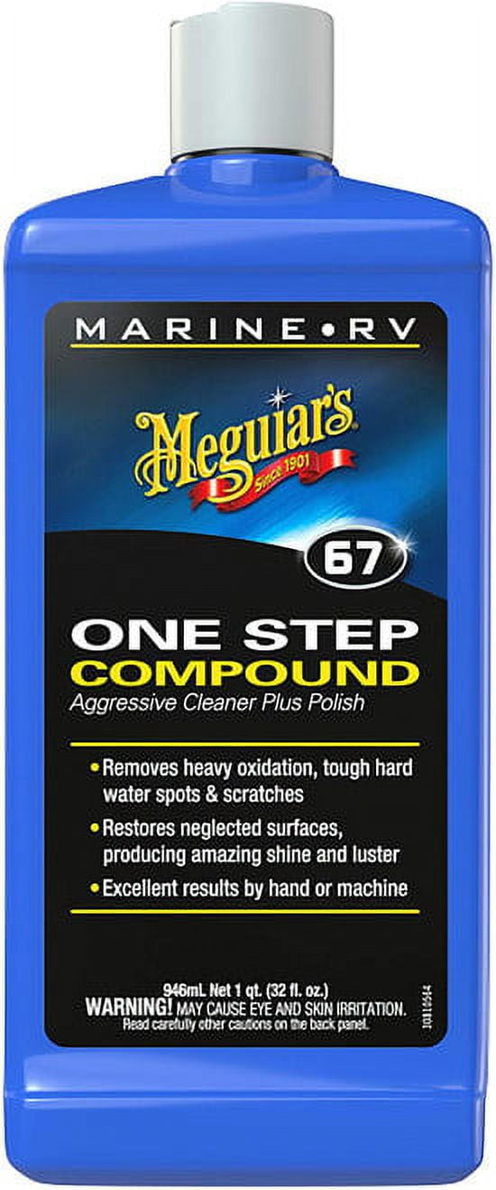 Meguiars M6732 Marine One-Step Compound - Walmart.com