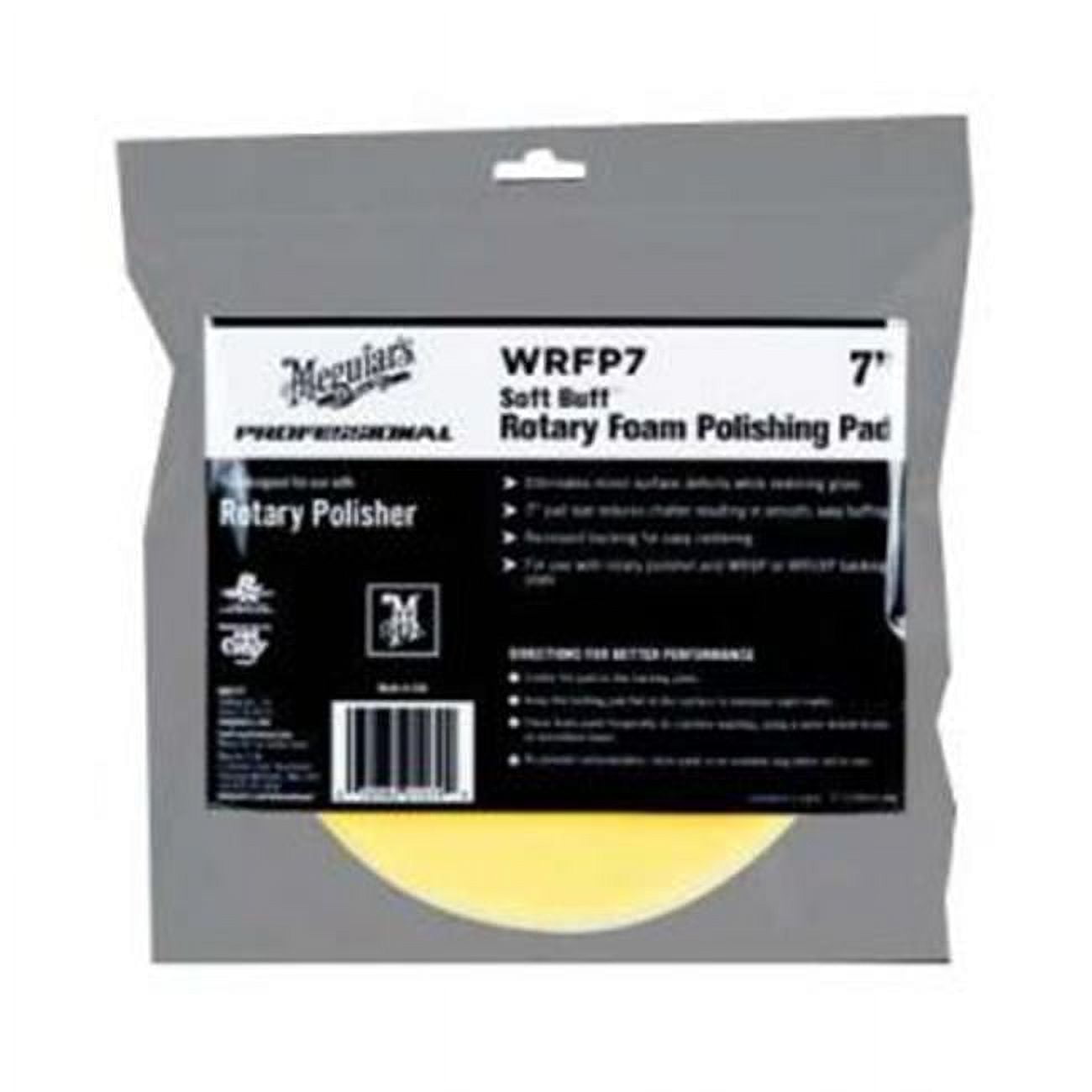 Meguiars MGWRFP7 Pad Polishing Soft Buff Rotary Foam 7 in. - Walmart ...