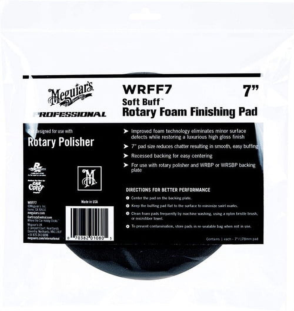 Meguiars WRFF7 Soft Buff Rotary Foam Finishing Pad 7" - Walmart.com