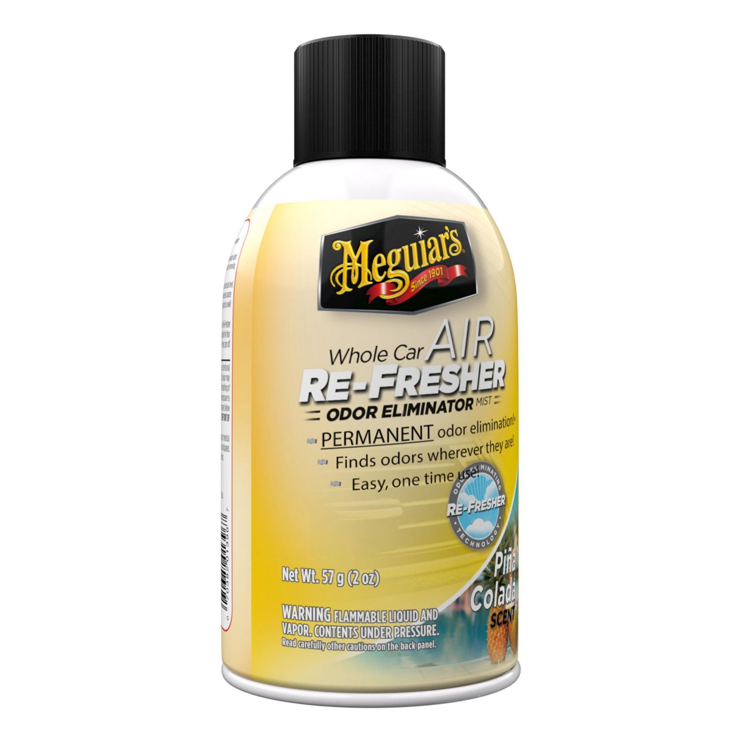 Meguiars Car Air Freshener & Odor Eliminator Mist Spray, Pina Colada ...