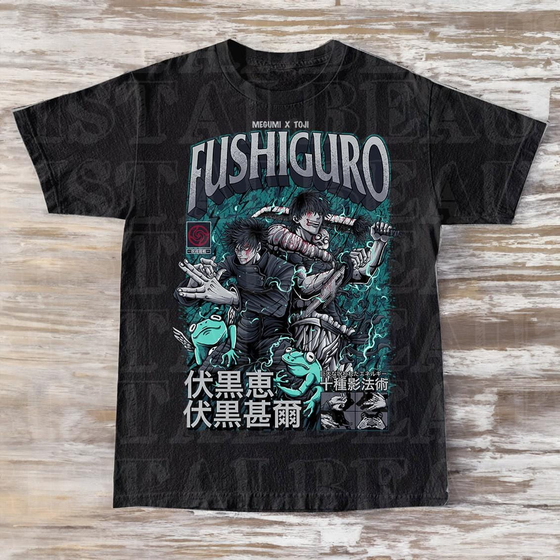 Megumi Fushiguro & Toji Shirt, Jujutsu Kaisen, Anime Fan Merch Gift ...