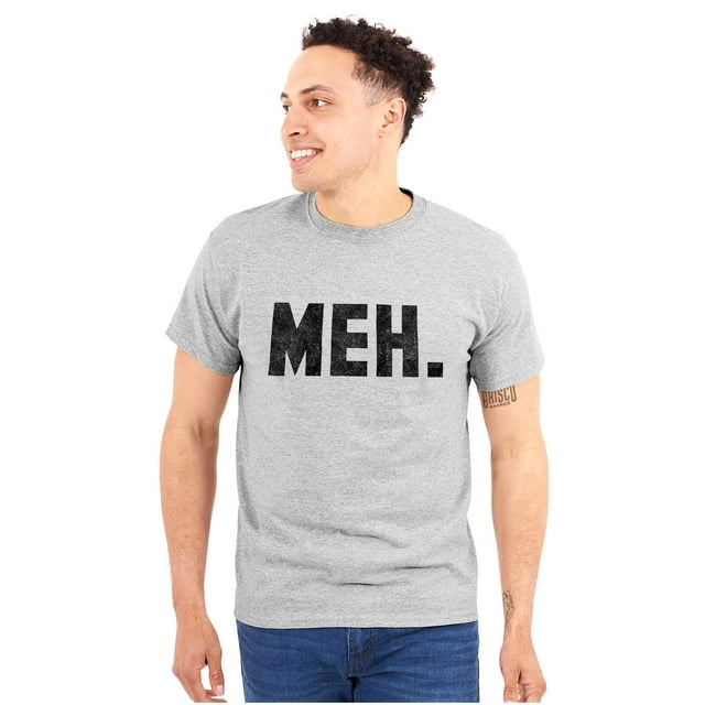 Meh. Famous TV Show Homer Geek Nerd Men's Graphic T Shirt Tees Brisco ...