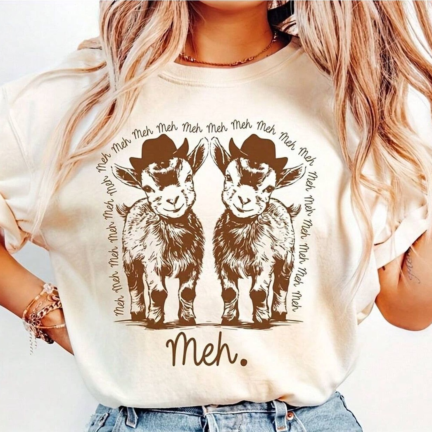 Meh. GOAT S1Hirt, Western T-S1Hirt for Wo, Goat Lover S1Hirt, CowB1Oy T ...