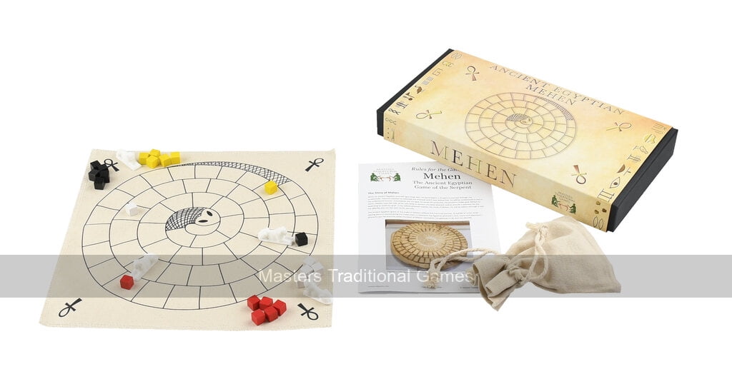 Mehen - The Ancient Egyptian Game of the Serpent (Cloth Board Game in ...