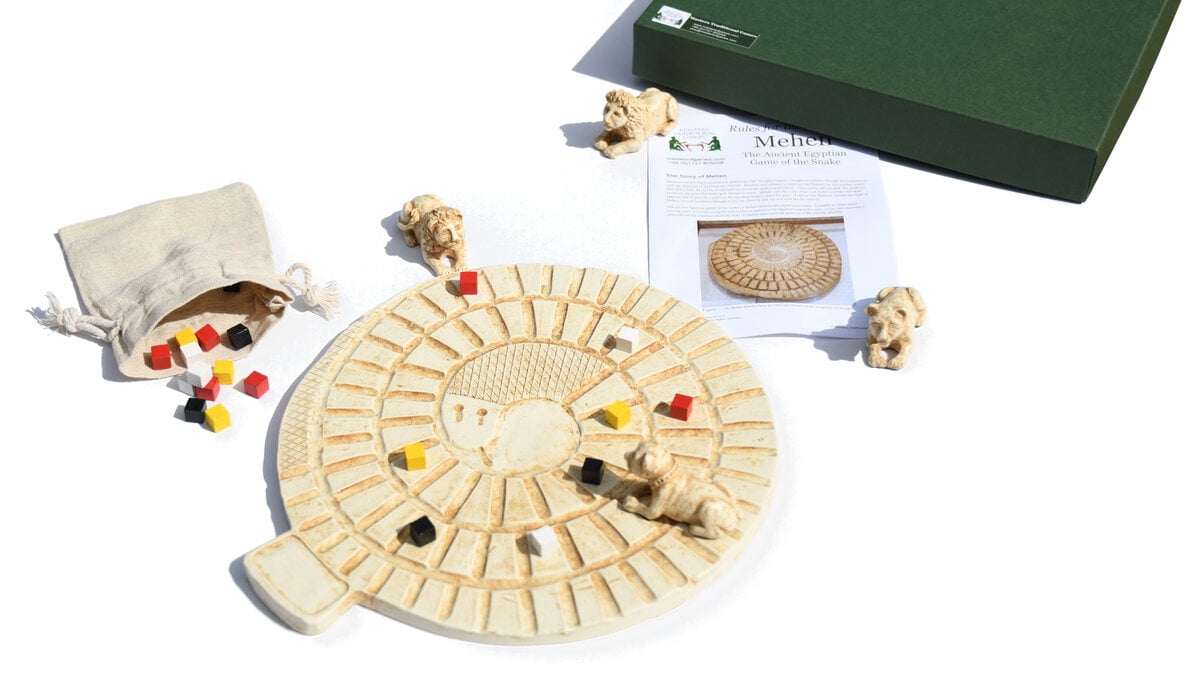 Mehen - The Ancient Egyptian Game of the Serpent (replica resin board ...