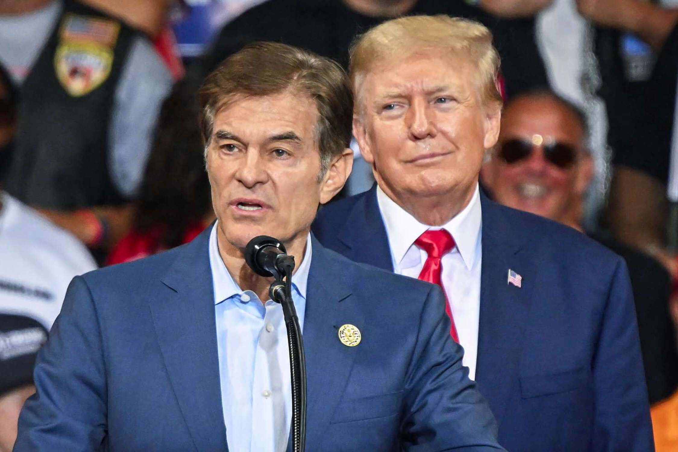 Mehmet Dr Oz Donald Trump 2024 Glossy Poster Picture Photo Print Banner ...