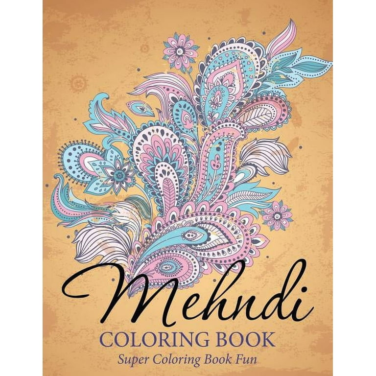 indian art coloring book