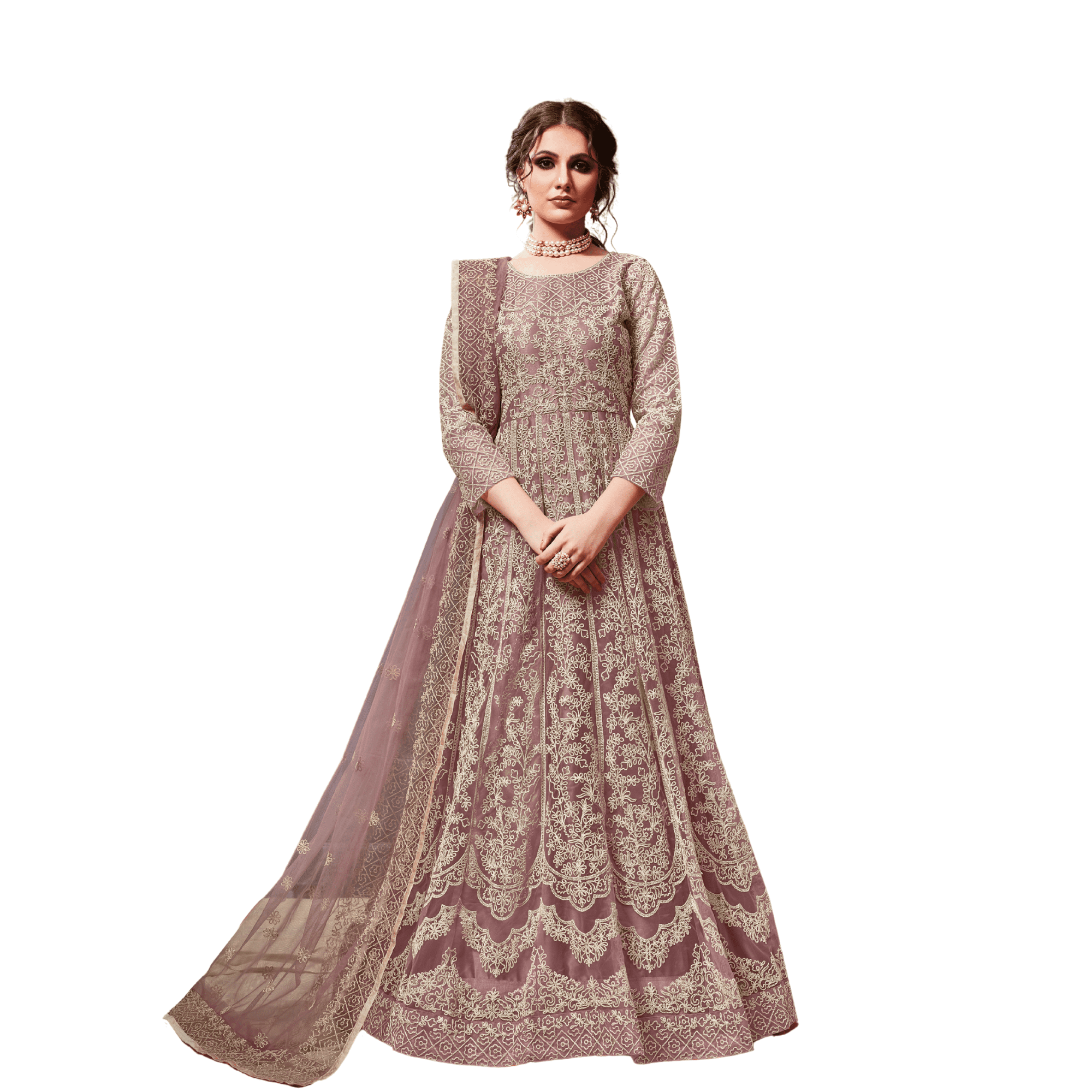 Mehndi Function Wear Beautiful Salwar Kameez Ready made Long Anarkali ...