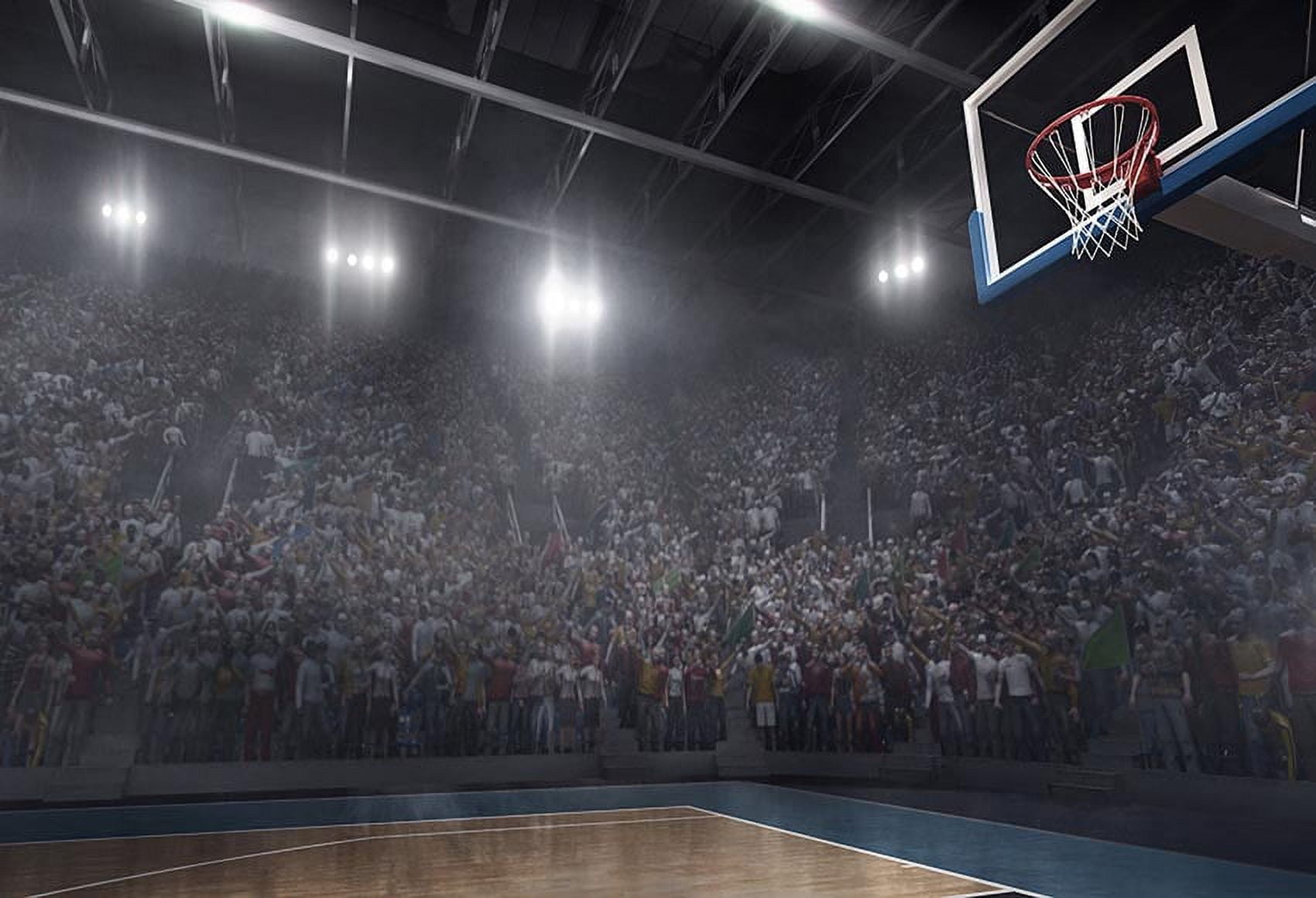 Mehofon Basketball Court Photography Background Indoor Stadium Lights ...