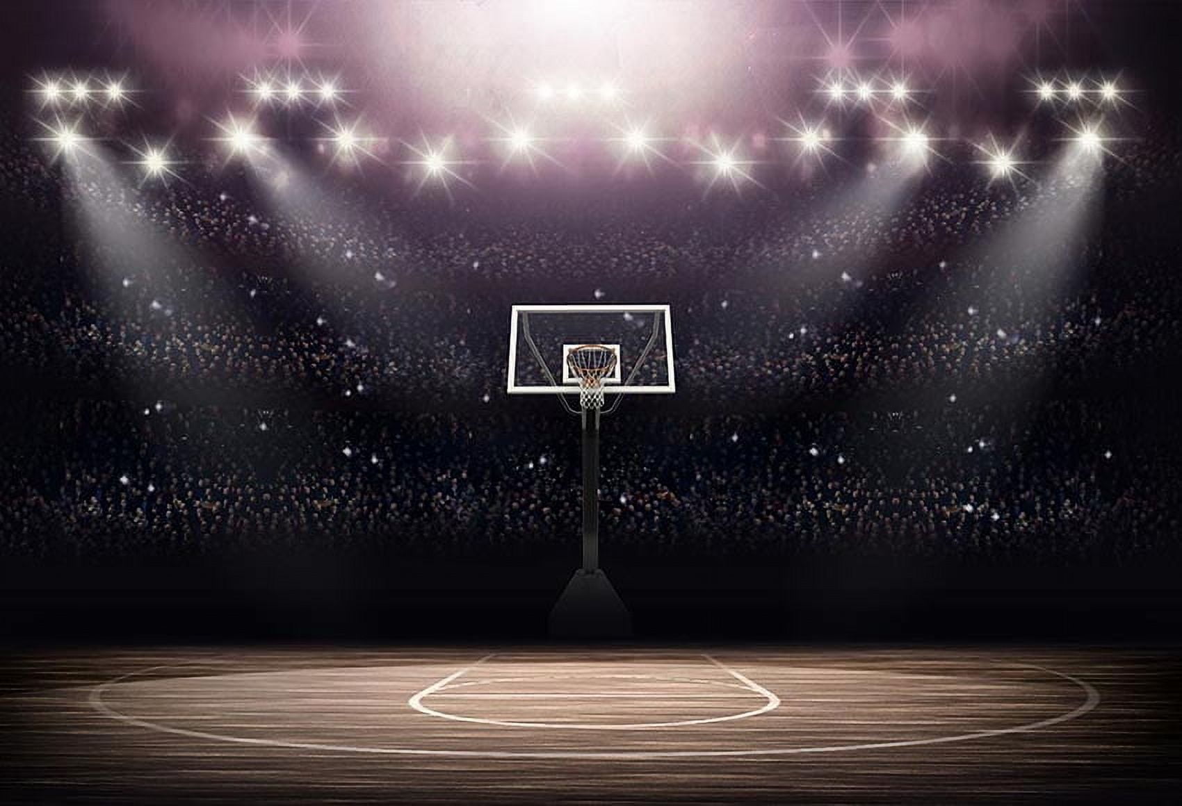 Mehofon Basketball Court Photography Background Indoor Stadium Lights ...