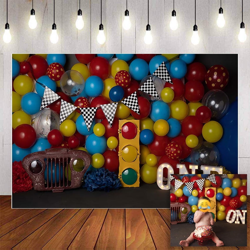 Mehofond 1st Photography Background Colorful Balloon Signal Light ...