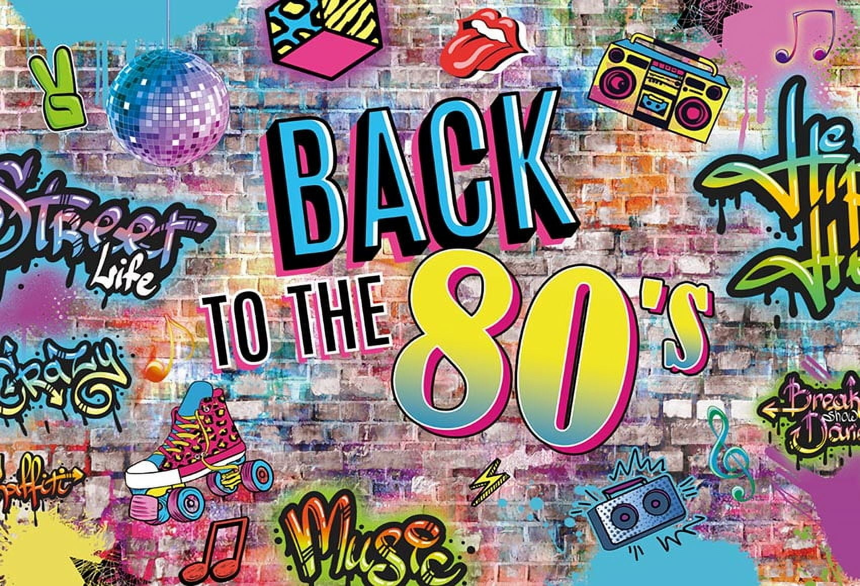 Mehofond 80s 90s Birthday Party Photography Background Brick Wall ...