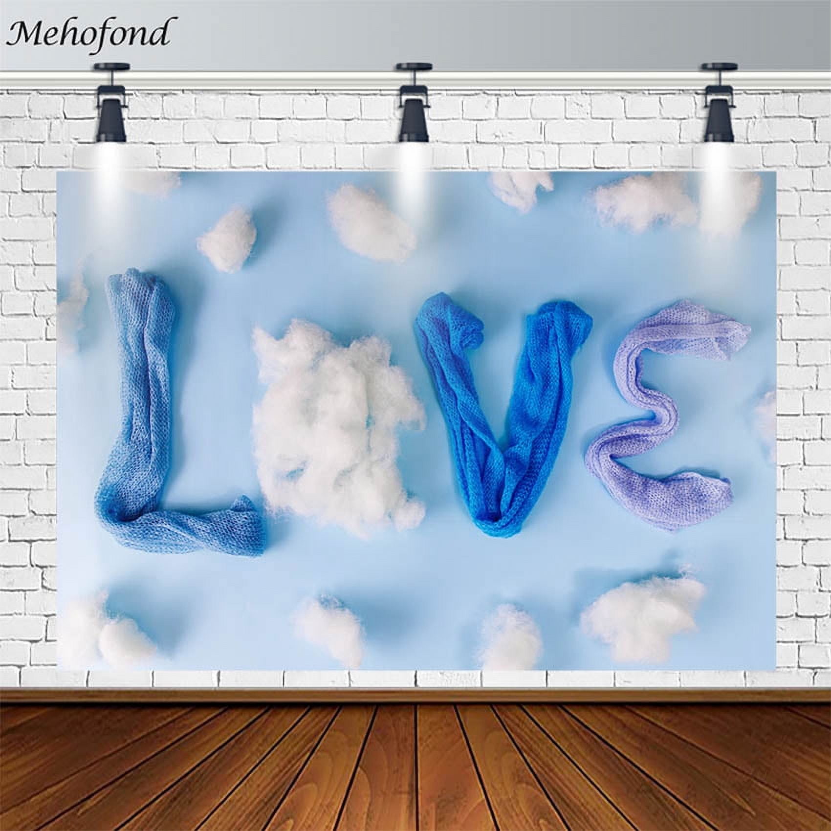 Mehofond Baby Shower Backdrops Cloud Love Blue Sky Birthday Children ...