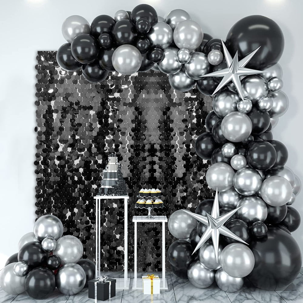 Mehofond Big Sequin Glitter Curtain Photo Booth Backdrop Backdrop for ...