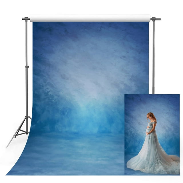 Mehofond Blue Gradient Solid Color Photography Backgrounds Pregnant ...