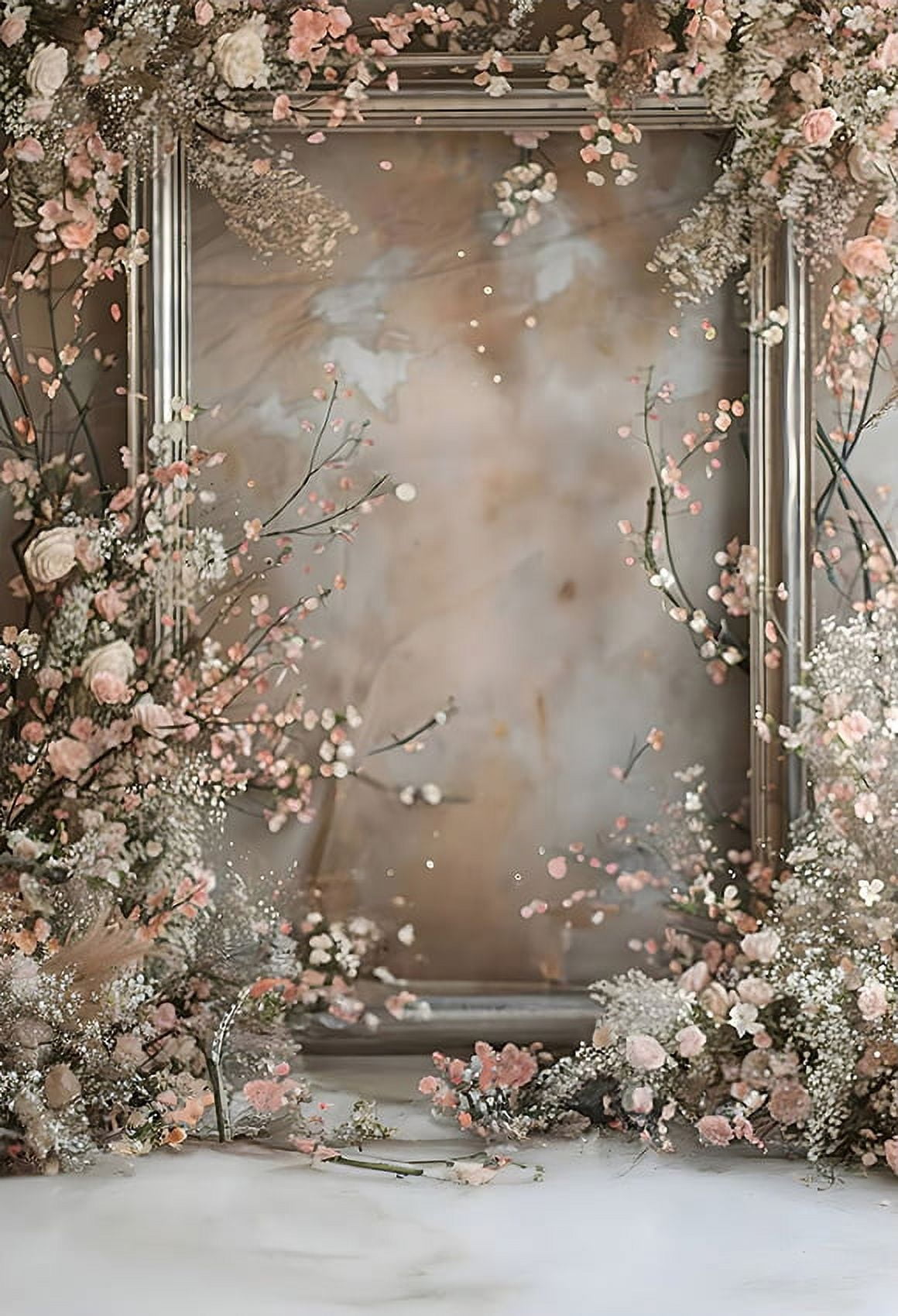 Mehofond Boho Pampas Flower Frame Photography Background Kids Birthday ...