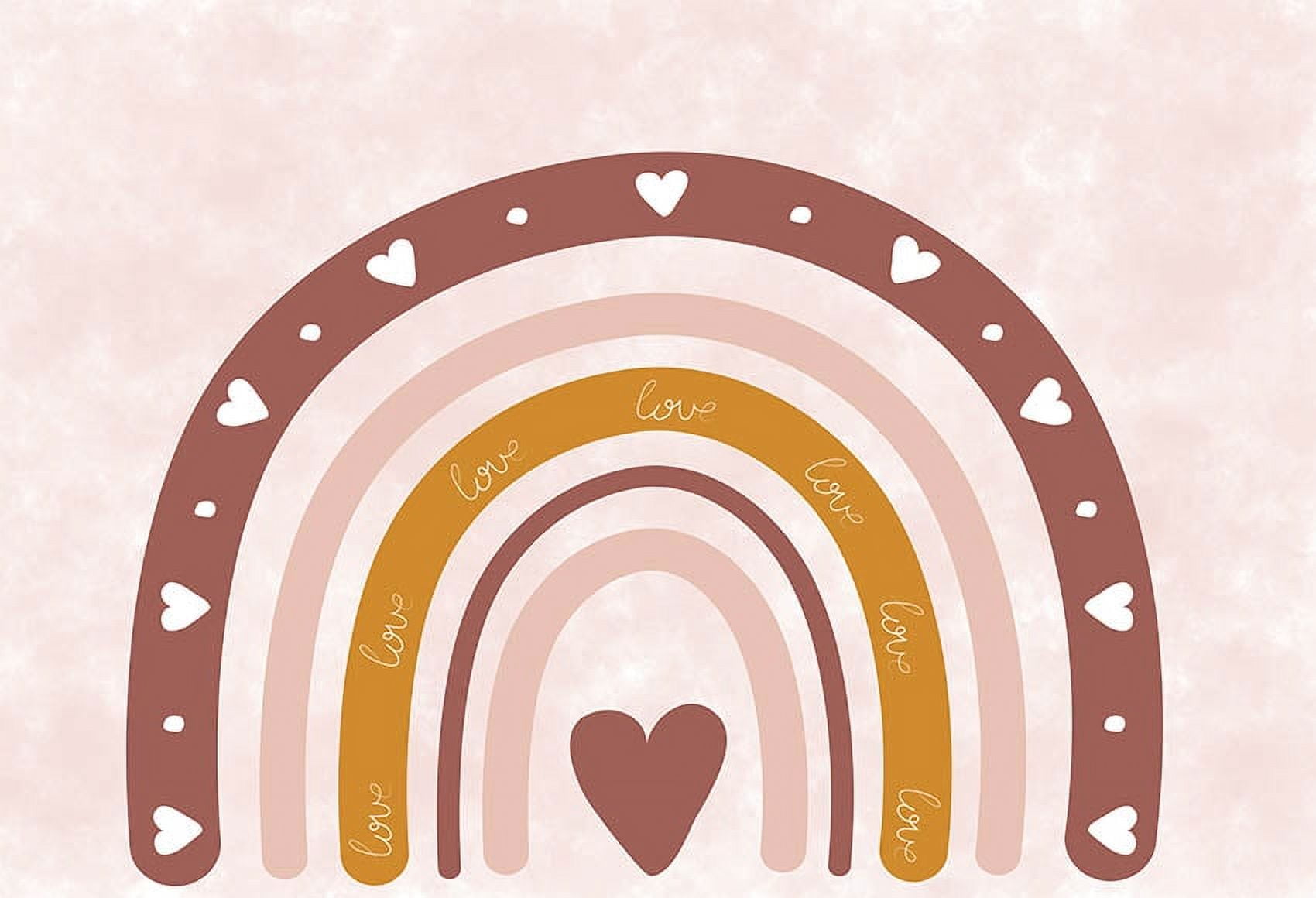 Mehofond Boho Photography Background Pink Bohemian Baby Girl Birthday ...