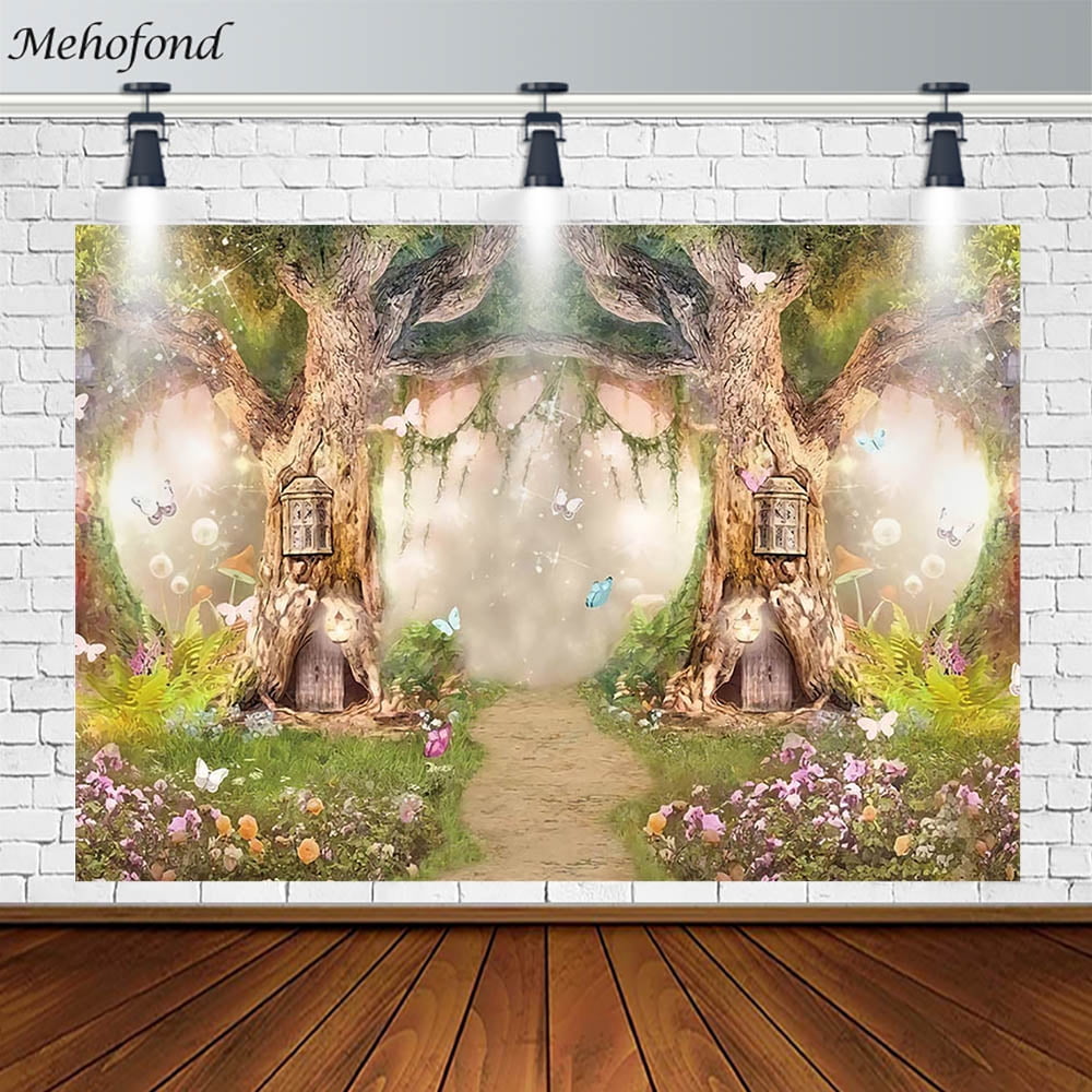 Mehofond Child Birthday Party Backdrop Wonderland Entrance Rural ...