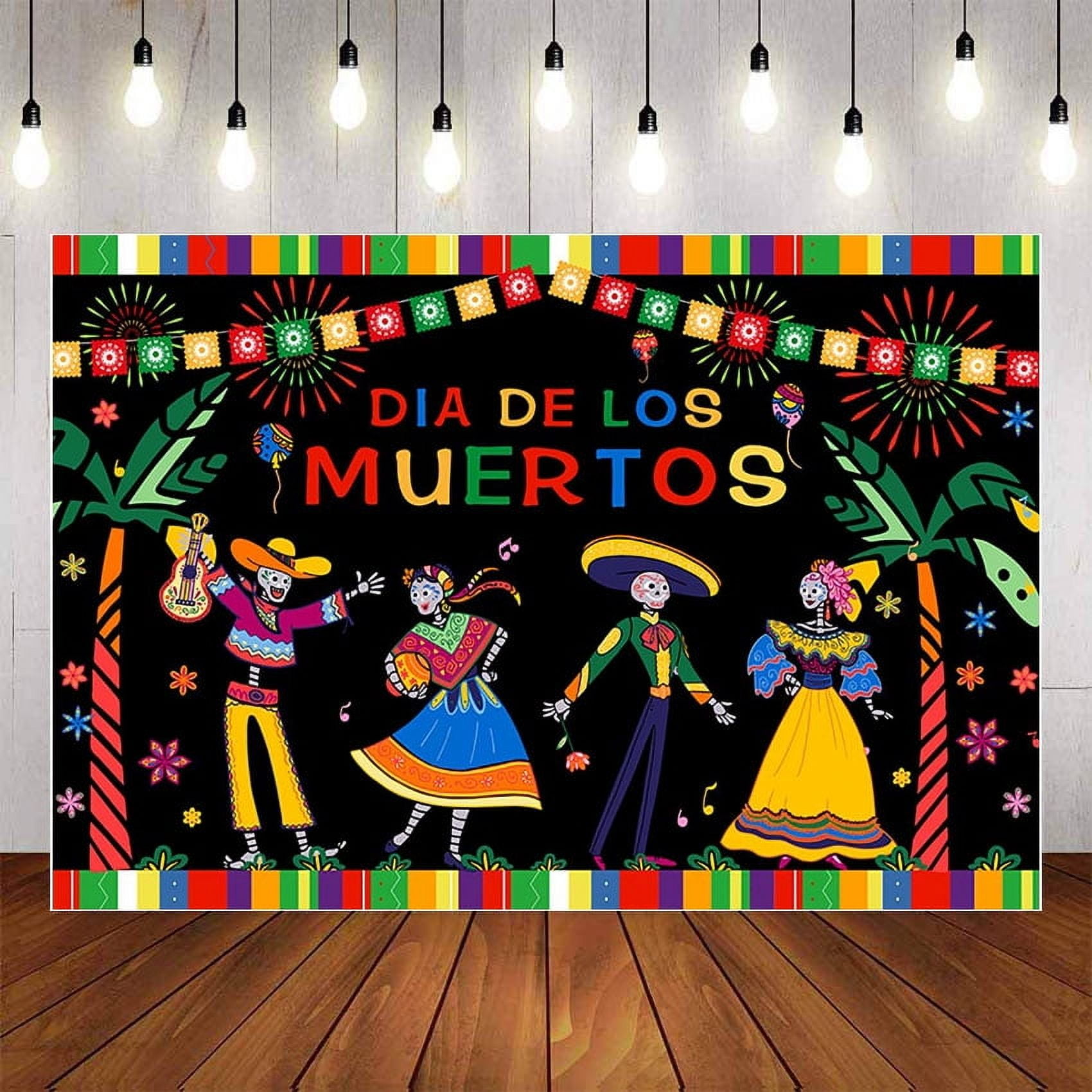 Mehofond Day of The Dead Photography Background Mexican Fiesta Skull ...