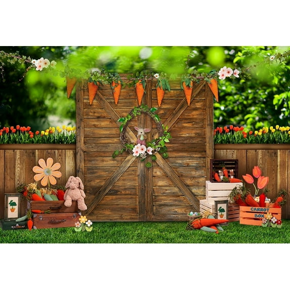 Mehofond Easter Sping Grassland Photography Backdrop Child Birthday ...