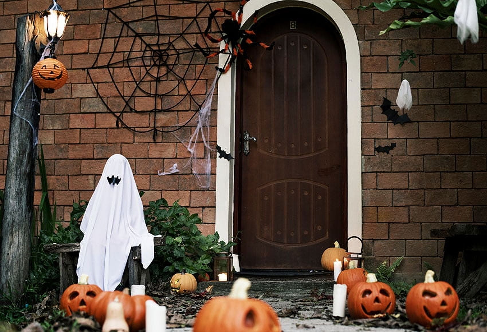 Mehofond Halloween Photography Background Autumn Pumpkin Fall Night ...