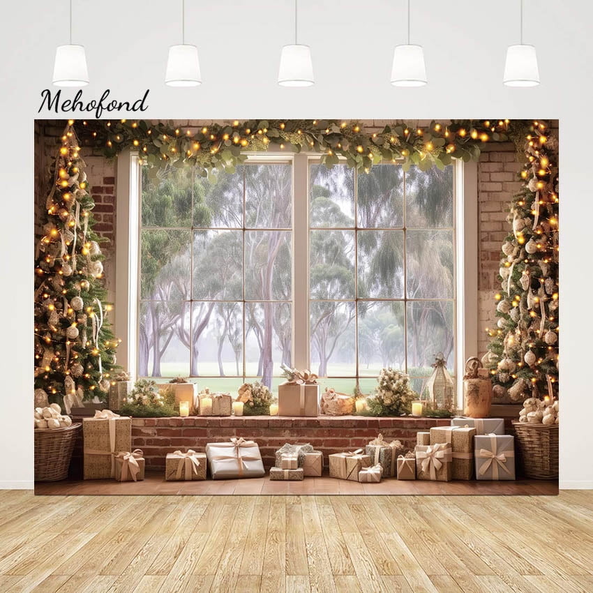 Mehofond Landscape Window Backdrop Scenery Tree Photography Background ...