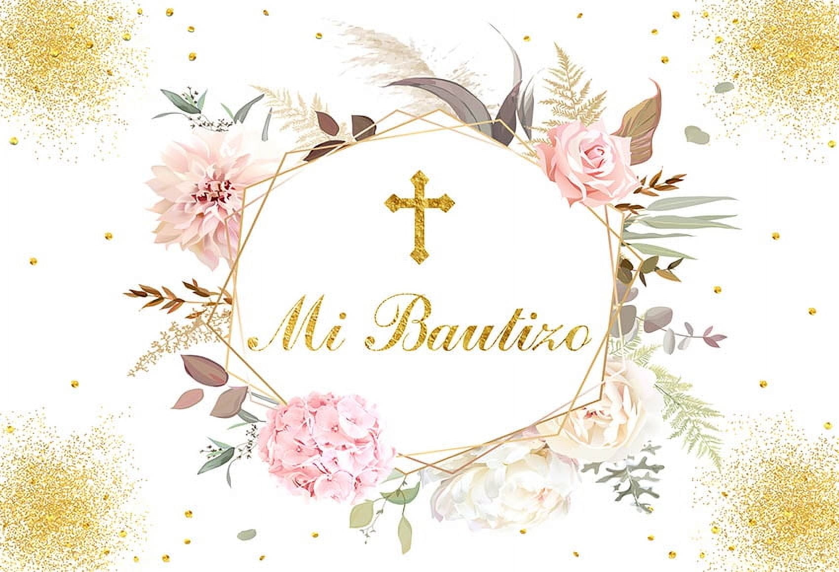 Mehofond Mi Bautizo Photography Background Mexican Baptism Party First ...