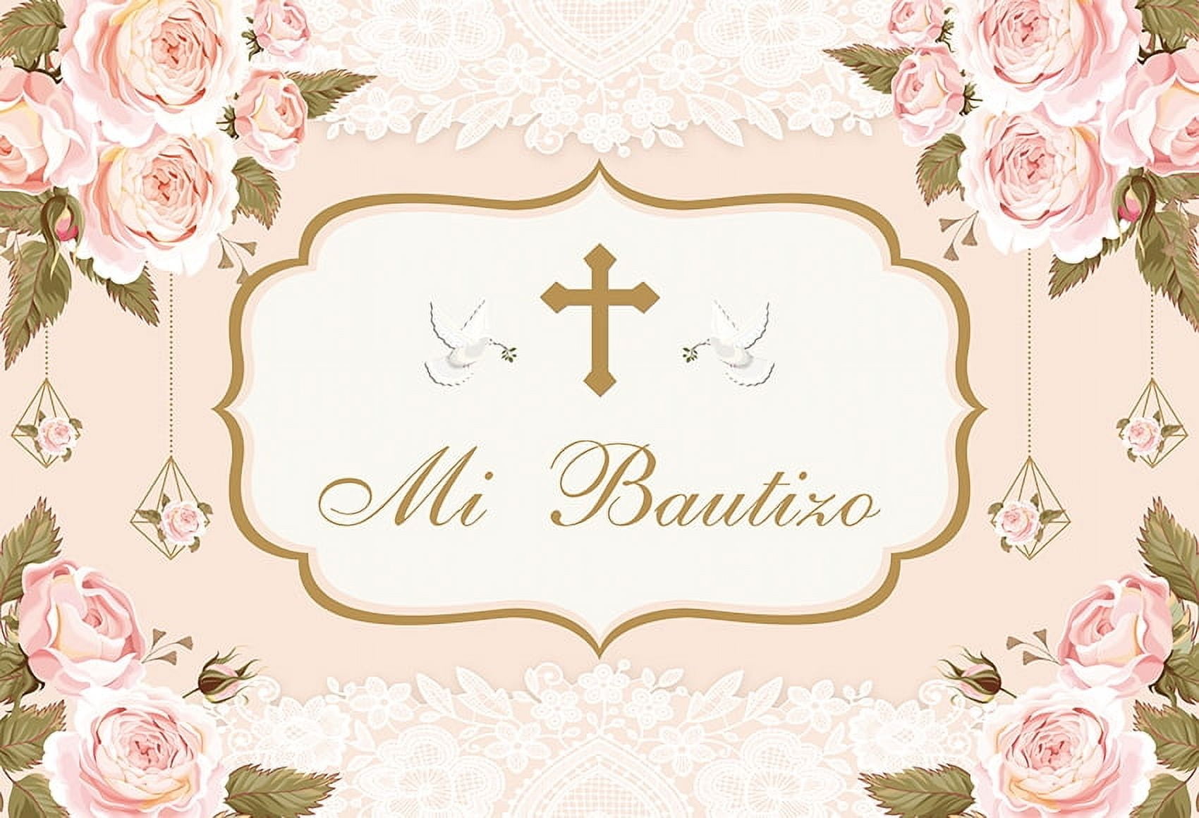 Mehofond Mi Bautizo Photography Background Mexican Baptism Party First ...