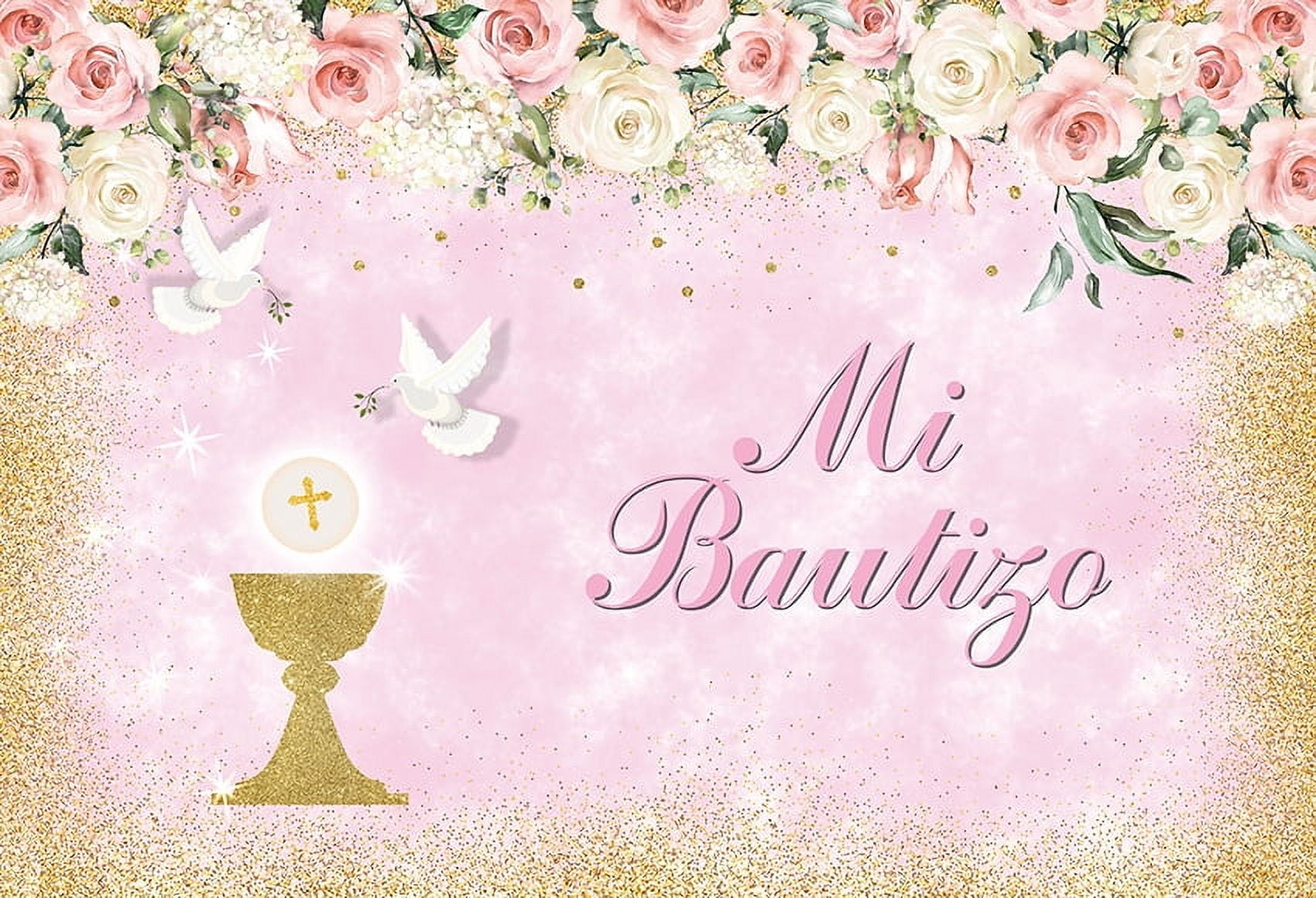 Mehofond Mi Bautizo Photography Background Mexican Baptism Party First ...