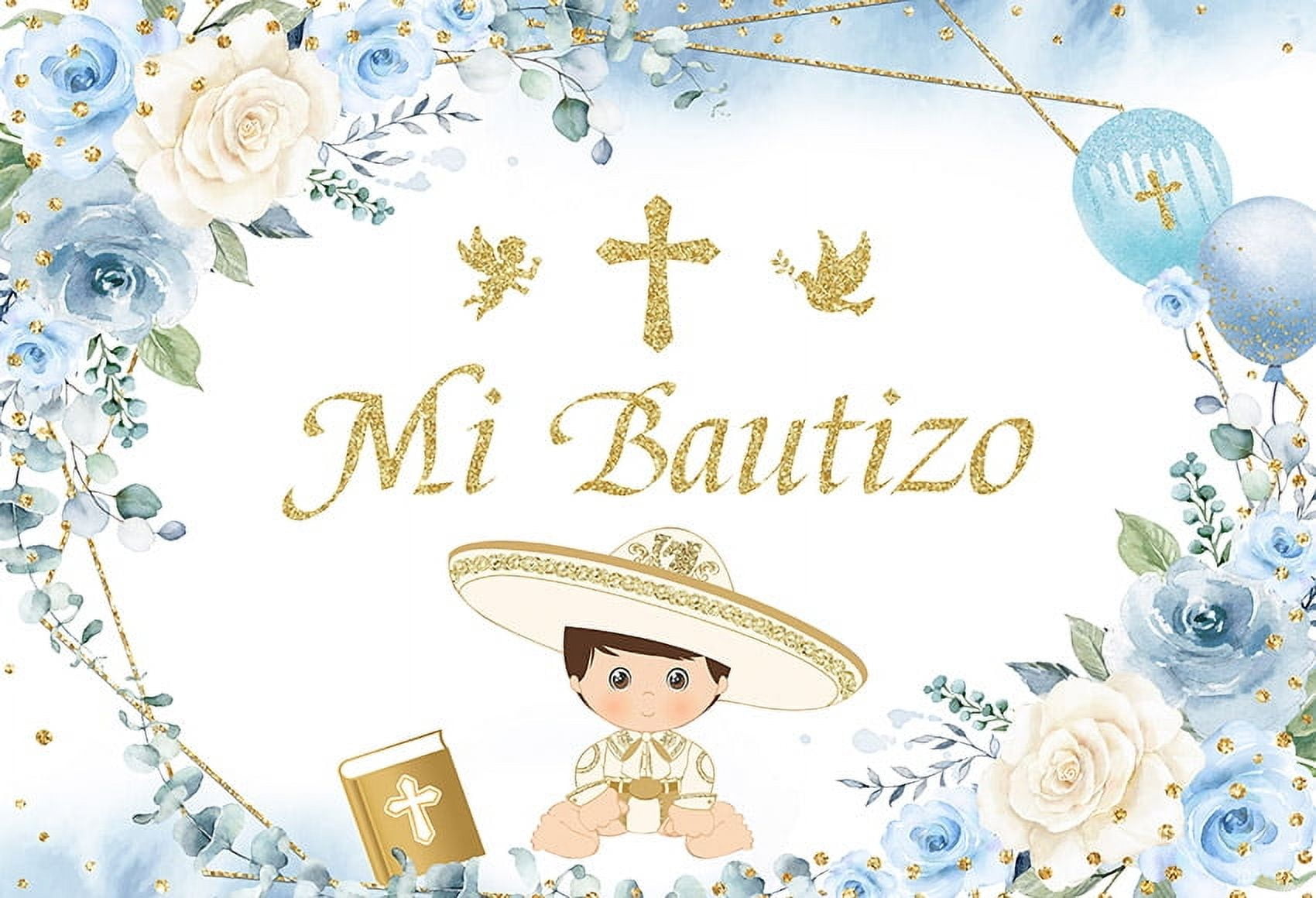 Mehofond Mi Bautizo Photography Background Mexican Baptism Party First ...