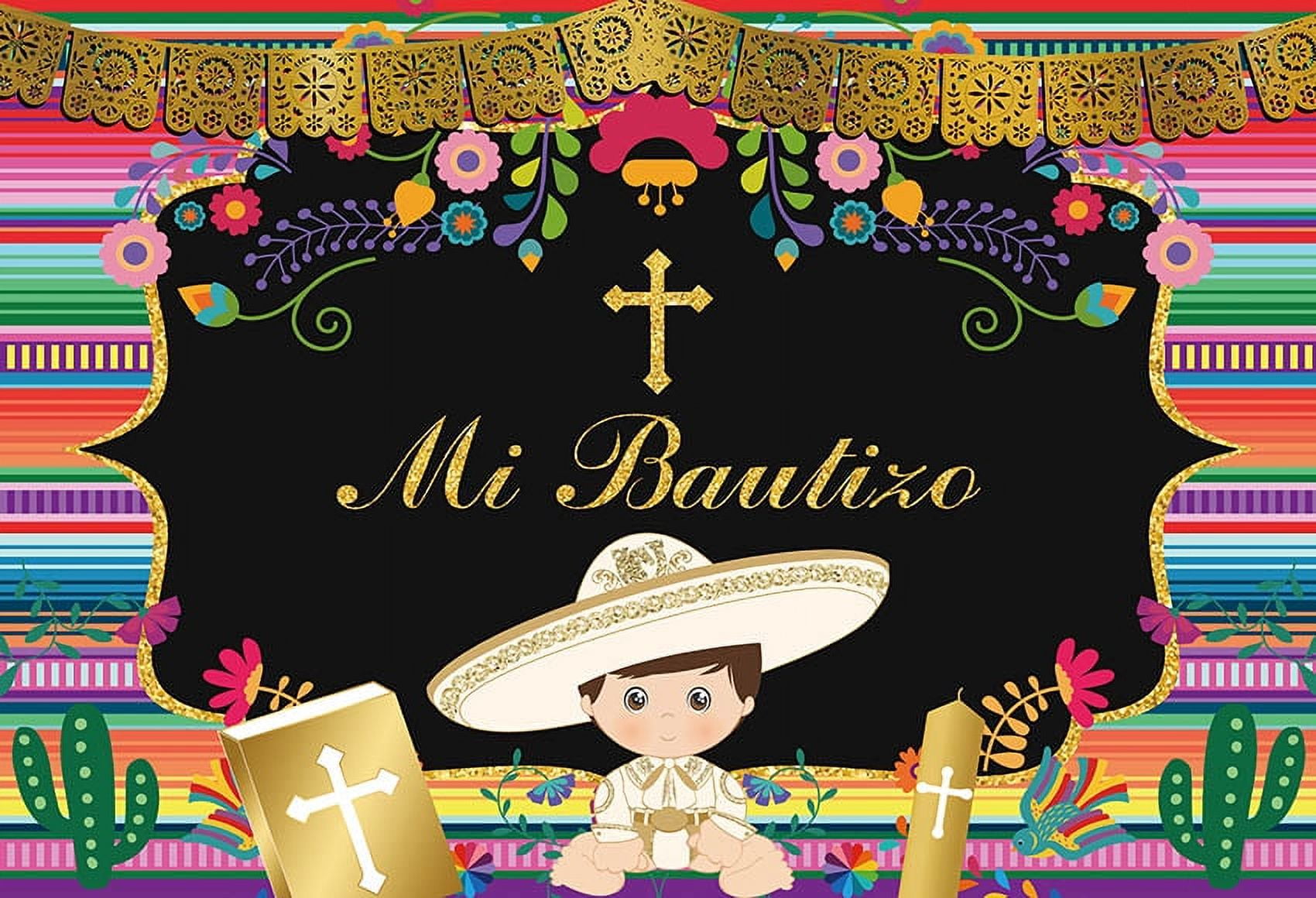 Mehofond Mi Bautizo Photography Background Mexican Baptism Party First ...