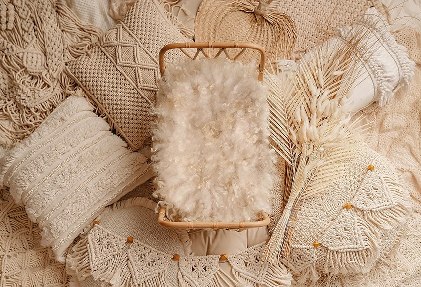 Mehofond Newborn Swaddle Photography Backdrop Birthday Sweet Baby ...