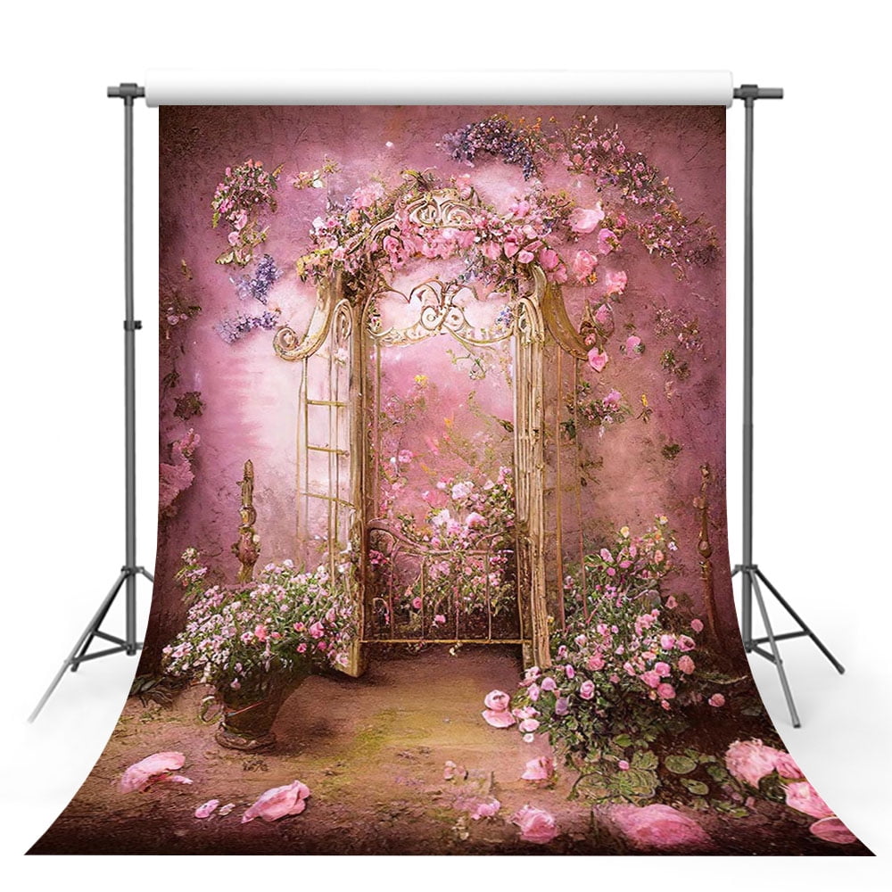 Mehofond Oil Painting Flower Photography Backdrop Retro Abstract ...