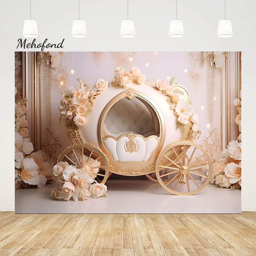 Mehofond Photography Backdrop Carriage Flower r Newborn Bithday Party ...