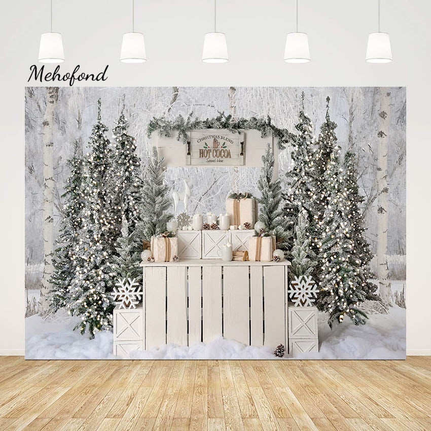 Mehofond Photography Backdrop Christmas Hot Cocoa Kids Birthday Party ...