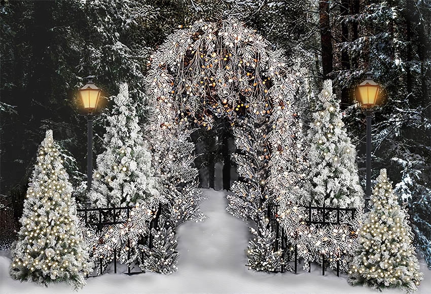 Mehofond Photography Backdrop Gingerbread House Candy Store Family ...