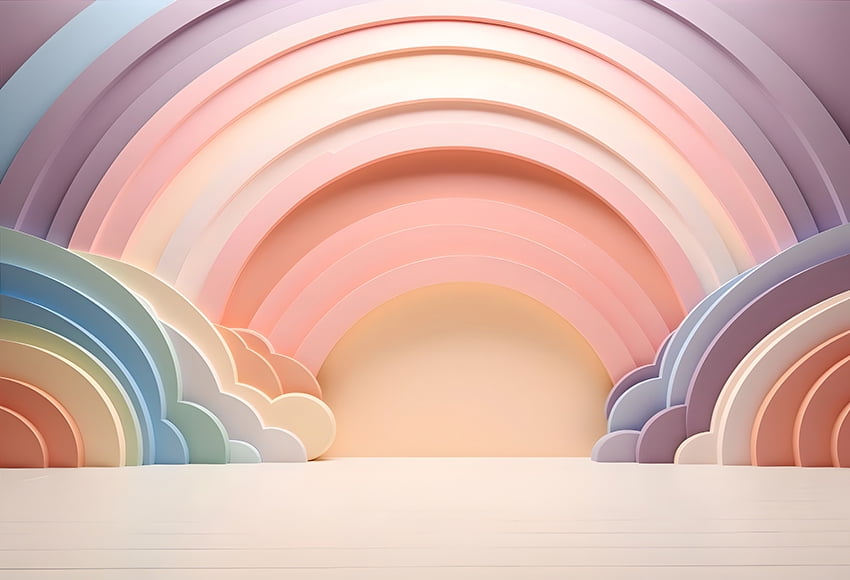 Mehofond Photography Backdrop Gradient Clouds Kids Birthday Party ...