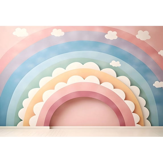 Mehofond Photography Backdrop Gradient Clouds Kids Birthday Party ...