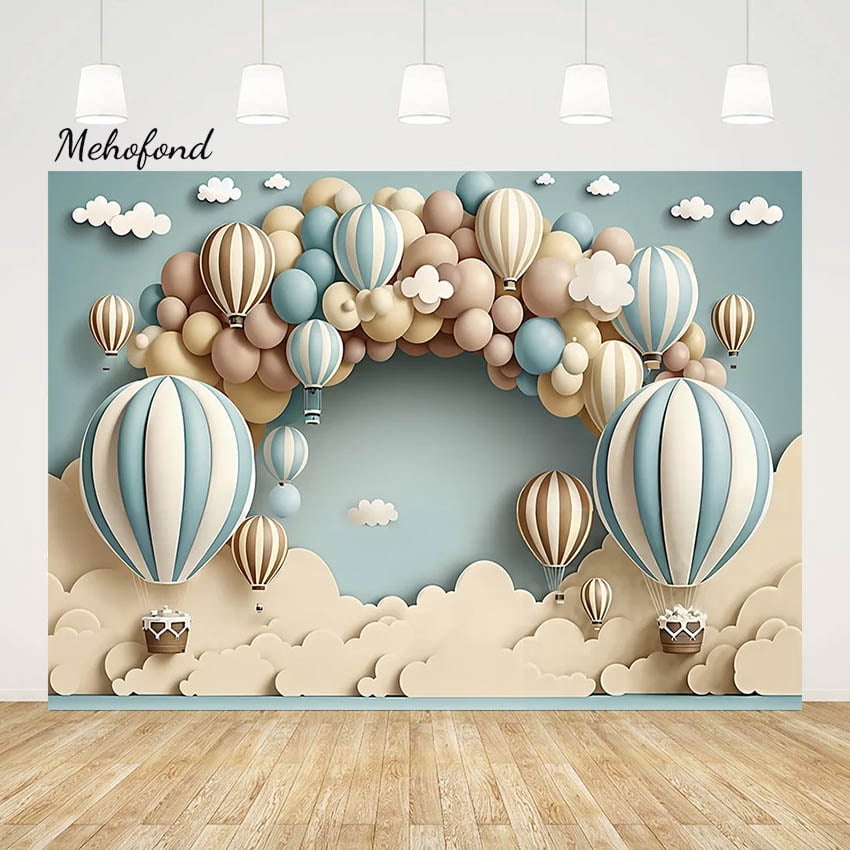 Mehofond Photography Backdrop Hot Balloons Newborn Kids Bithday Party ...