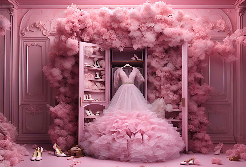 Mehofond Photography Backdrop Princess Wardrobe Dress r for Girl ...