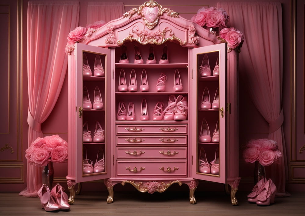 Mehofond Photography Backdrop Princess Wardrobe Dress r for Girl ...