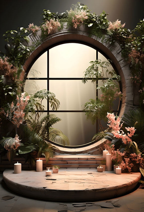Mehofond Photography Backdrop Spring Flower Window Landscape for Kids ...